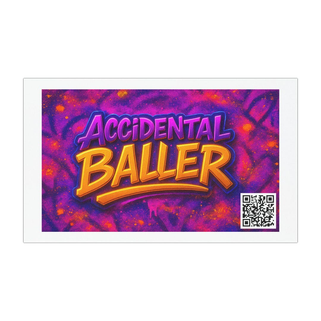 Accidental Baller Car Magnet: Funny Vehicle Bumper Sticker - Etsy