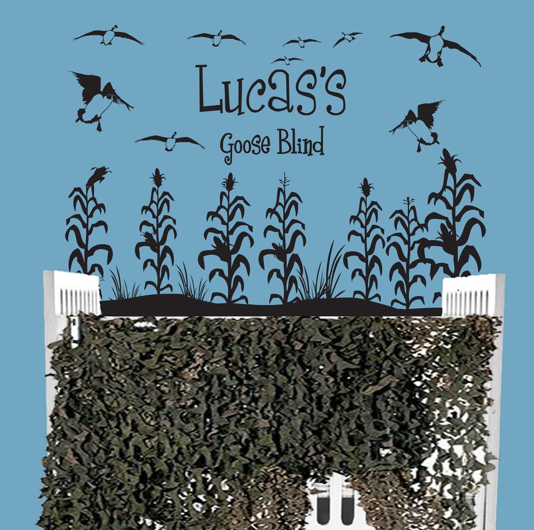 CUSTOM Child's First Goose Blind Canada Wall Decal Baby's First Crib ...