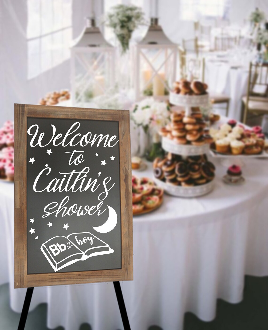 Welcome Shower CUSTOMIZABLE Boy Girl Decal for Sign Baby - Etsy