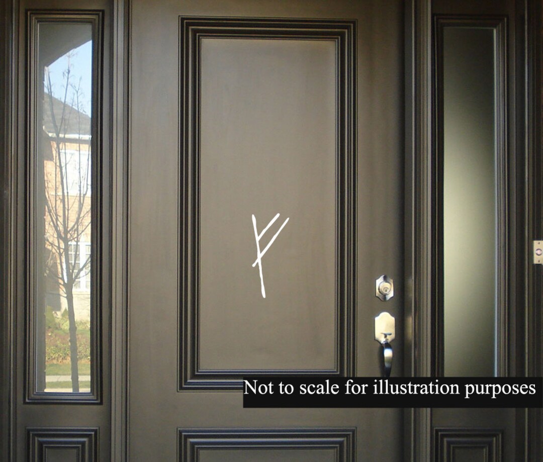 Burglar Rune Symbol Vinyl Decal Wizardry Viking Medieval Storybook ...