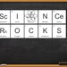 Science Rocks CUSTOMIZABLE Wall Decal Periodic Table Elements Classroom ...