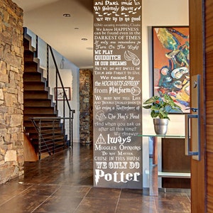 Wizardry in This House CUSTOMIZABLE Vinyl Wall Decal V1 Fantastic ...