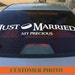 Just Married My Precious Decal Fantasy With Ring Wall Car Truck Decal ...