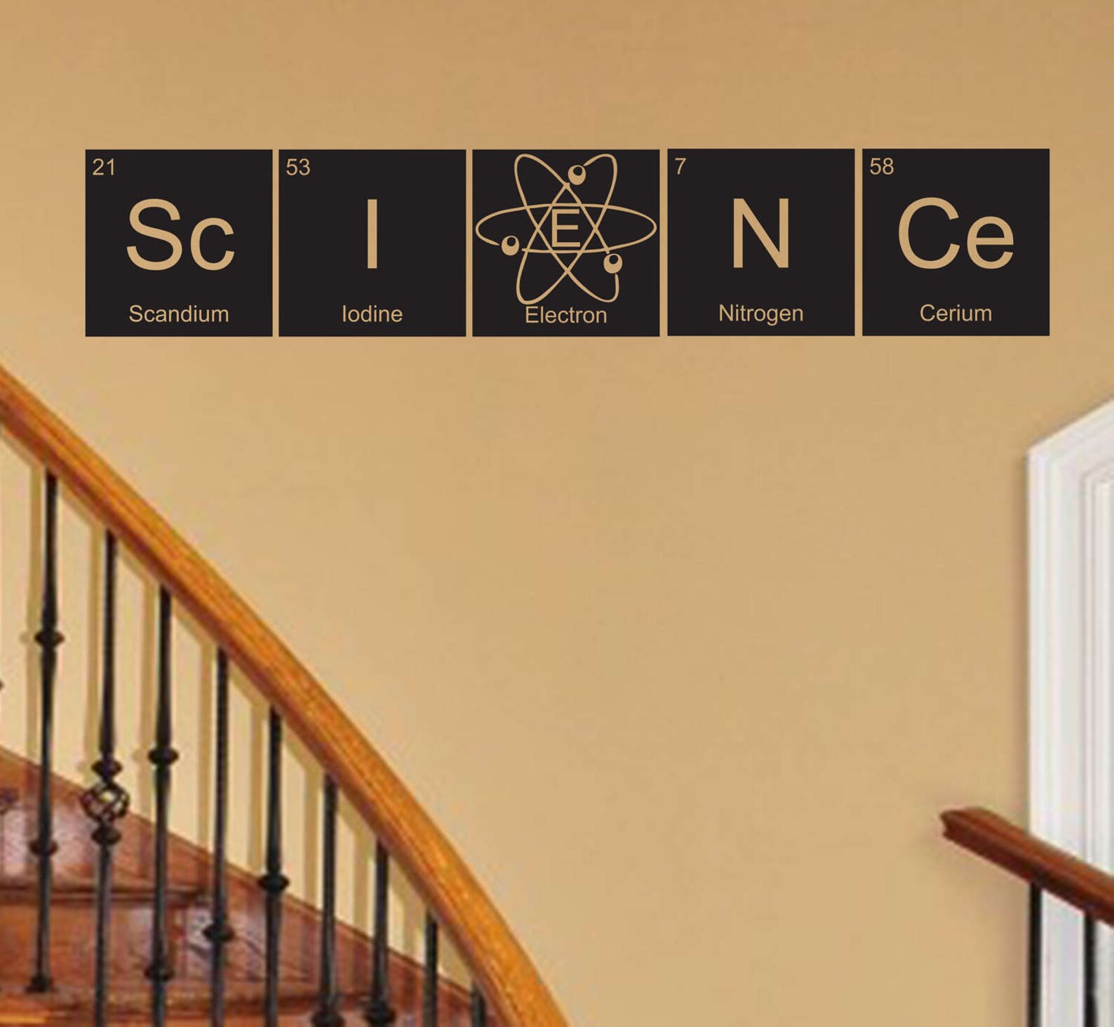 Science CUSTOMIZABLE Wall Decal Periodic Table Elements Classroom Decor ...