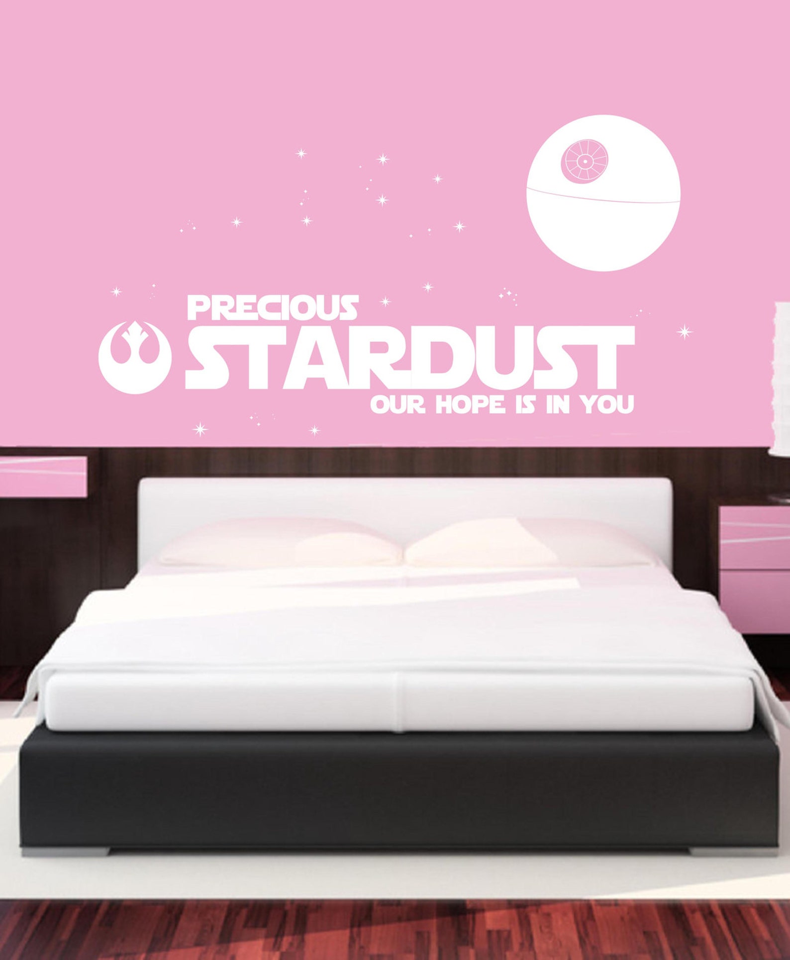 Stardust Hope Nursery Wall Decal Storybook Nursery Kids | Etsy