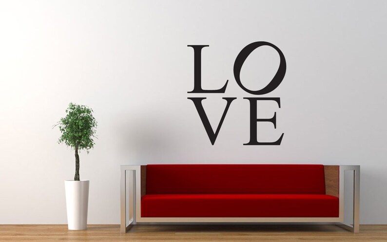 Love Wall Decals Bedroom Dining Living Art Decor Decoration - Etsy