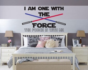 The Force is Strong With This One Double Lightsaber Wall - Etsy