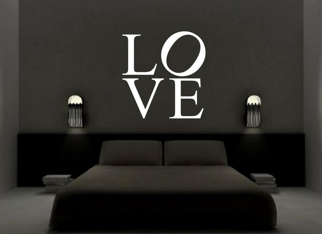 Love Wall Decals Bedroom Dining Living Art Decor Decoration - Etsy