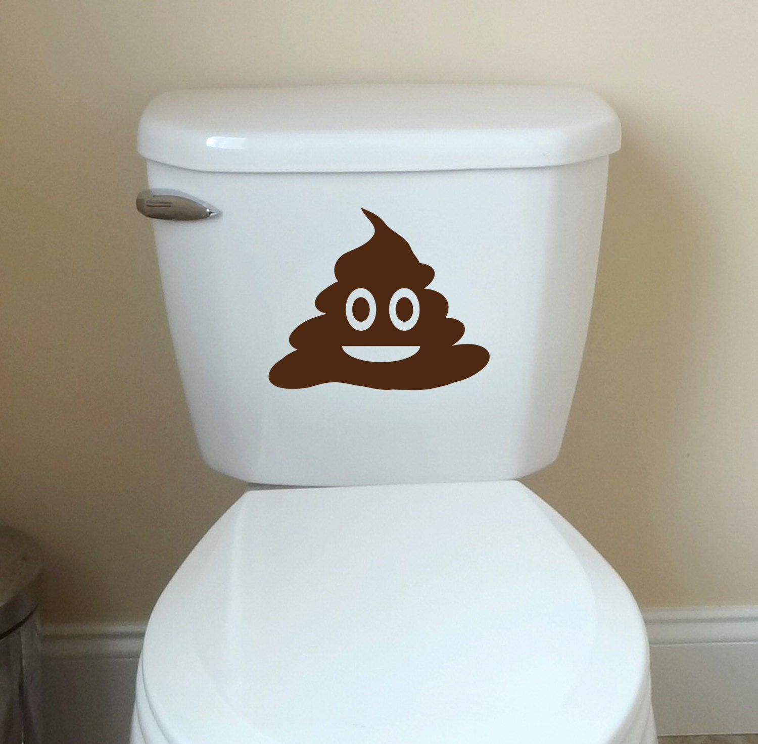 Poop Toilet Decal Bathroom Kids Décor Toilet Training Decal | Etsy
