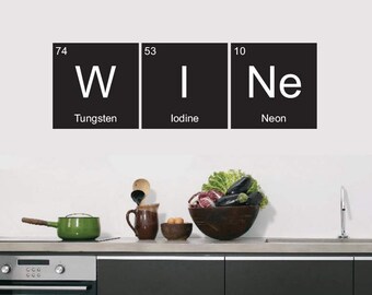 Wine Wall Decal - Etsy