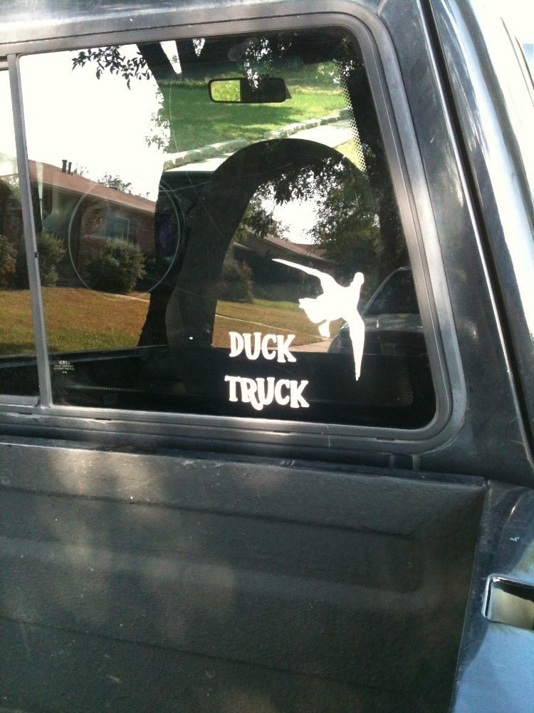Duck Hunting Car Decal Truck Decal kids room decal boy girl | Etsy