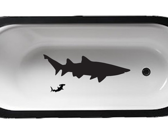 Bathtub Dolphin and Fish Bathroom Décor Tub Decal Shower - Etsy