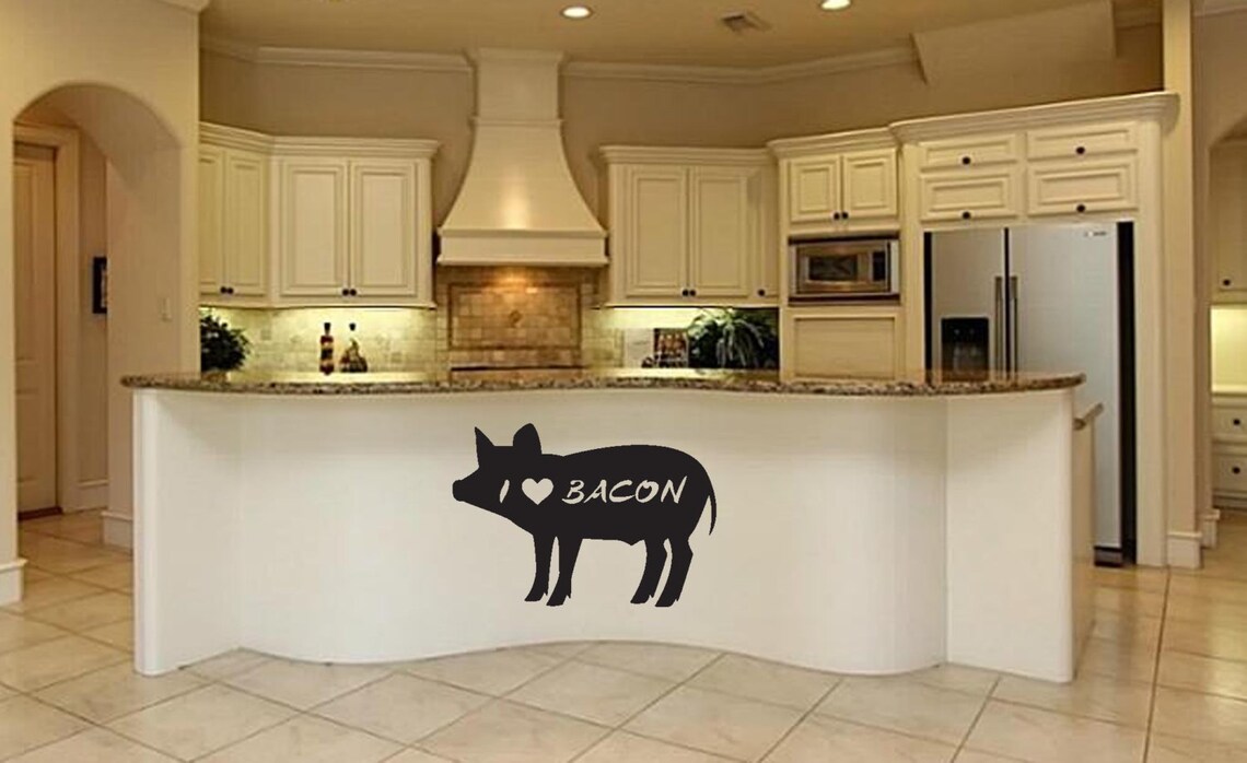 Bacon Decal Kitchen Decorations Living Room Hallway Decor Car | Etsy