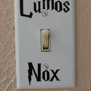 Lumos Nox Latin Light Switch Wall Decals Plus 4 in Decal Fandom ...