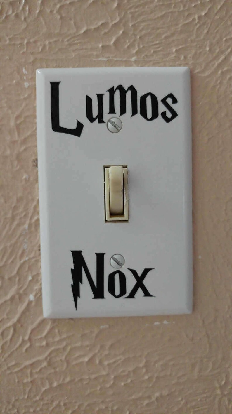 Lumos Nox Latin Light Switch Wall Decals Plus 4 in Decal - Etsy