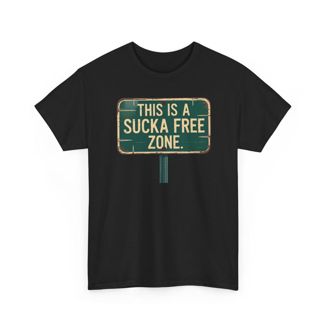 Urban Streetwear T-shirt: "sucka Free Zone" Graphic Print - Etsy