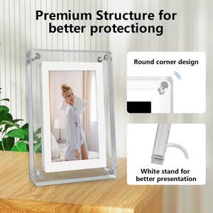 Acrylic Digital Video Frame, 5 Inch HD Display, Photo & Video Loop - Etsy
