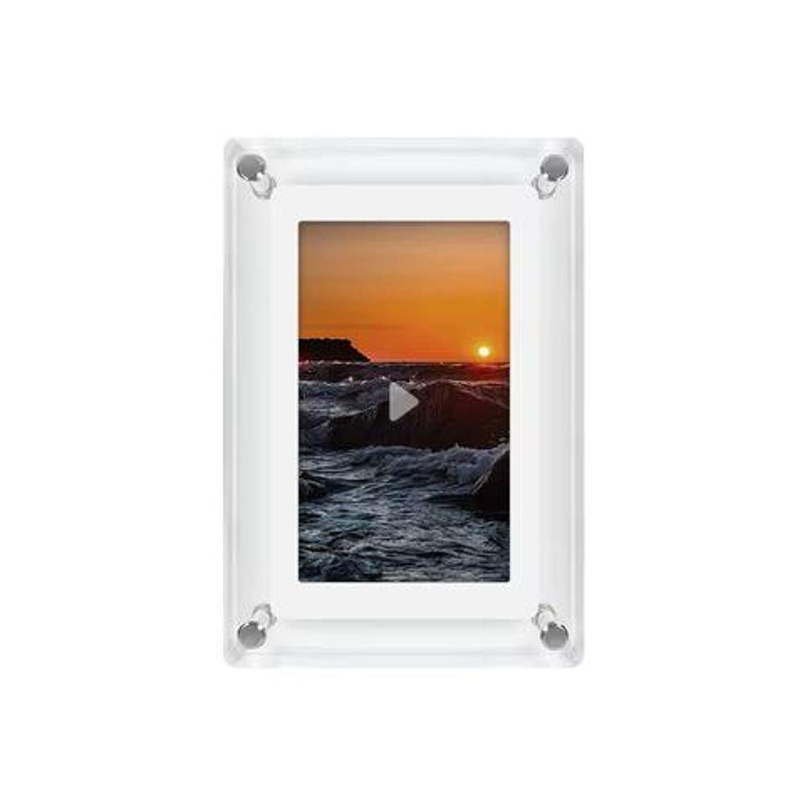 Acrylic Digital Video Frame, 5 Inch HD Display, Photo & Video Loop - Etsy