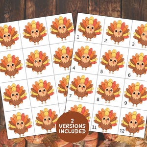 Thanksgiving Turkey Scavenger Hunt: Kids Printable Game (PDF) - Etsy