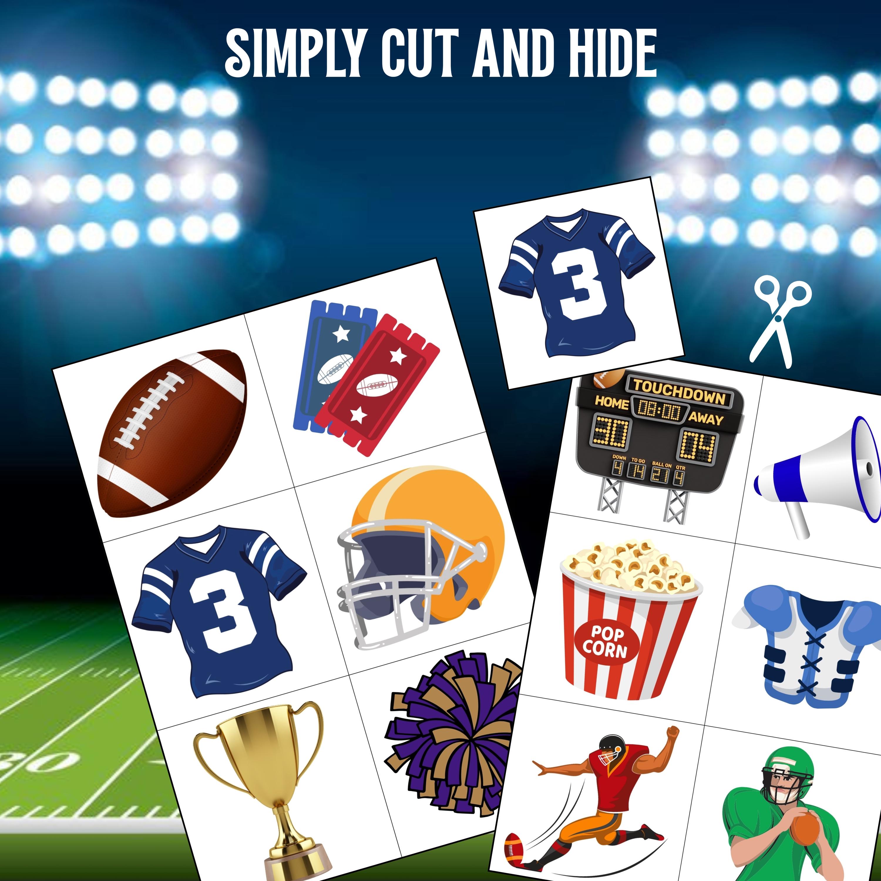 Football Scavenger Hunt: Printable Treasure Hunt, Party Game (PDF & JPG ...