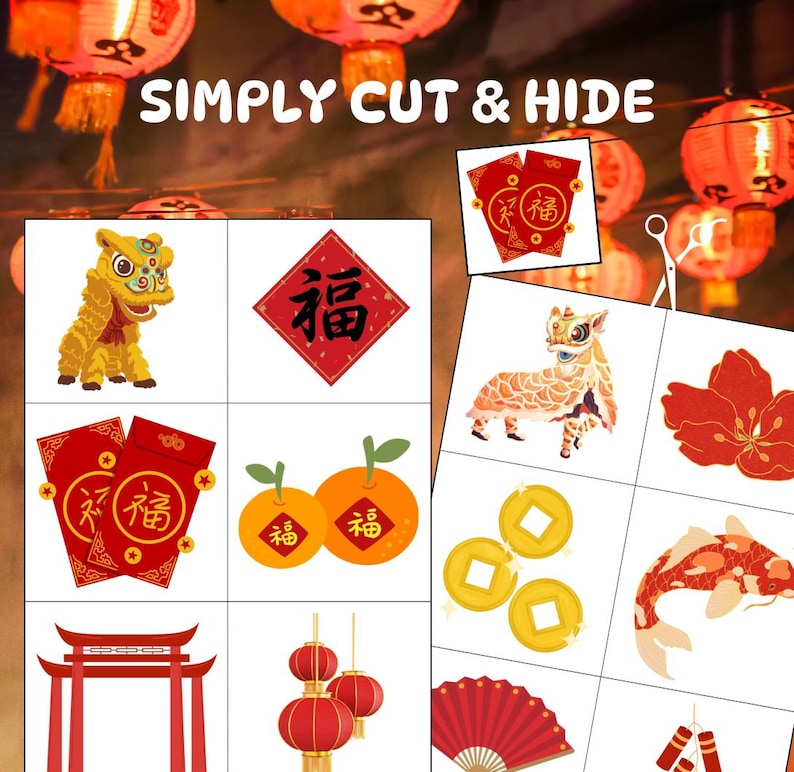 Lunar New Year Scavenger Hunt: Festive Family Game (printable) - Etsy
