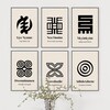 African Adinkra Wall Art Don't Fear Transformation Morning Star and Gye ...