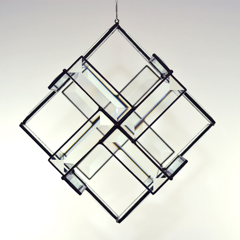 Stained Glass Windmill Orb With American Made Beveled Glass - Etsy