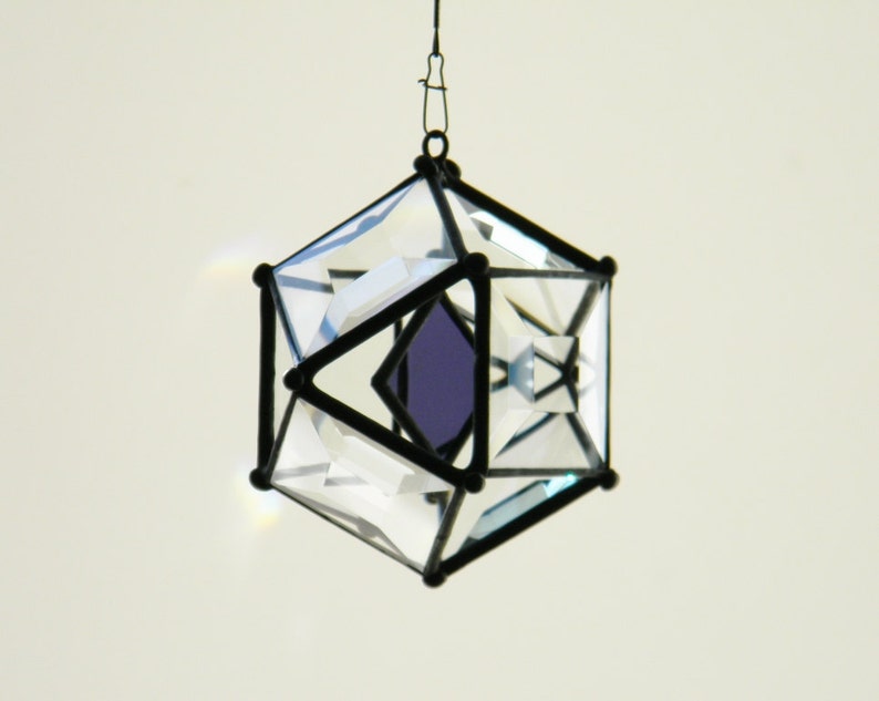 3 Inch Mini Orb With Purple Accent - Etsy