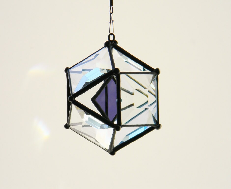 3 Inch Mini Orb With Purple Accent - Etsy