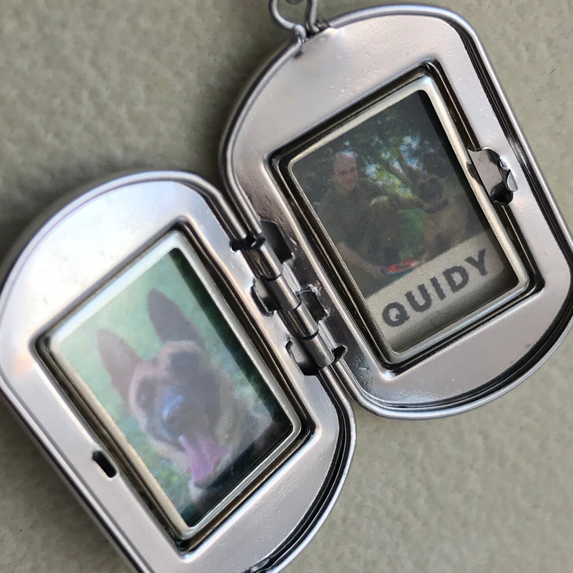 Sterling Silver Locket. Dog Tag Style. Mens or Womens | Etsy