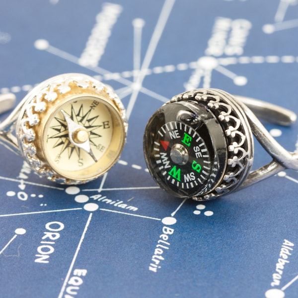 Compass Ring - Etsy