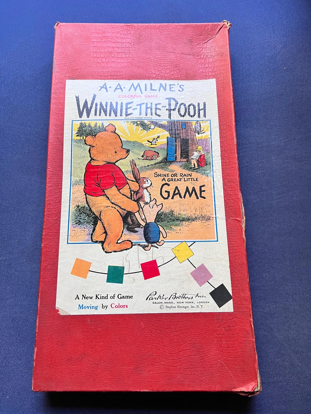 Antique 1933 Winnie-the-pooh Parker Bros Board Game - Etsy