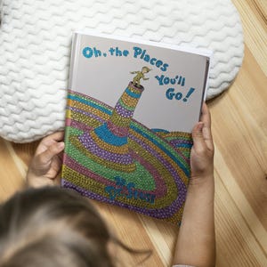 Bedazzled Oh, the Places You'll Go! Book | Teacher Memory Gift ...