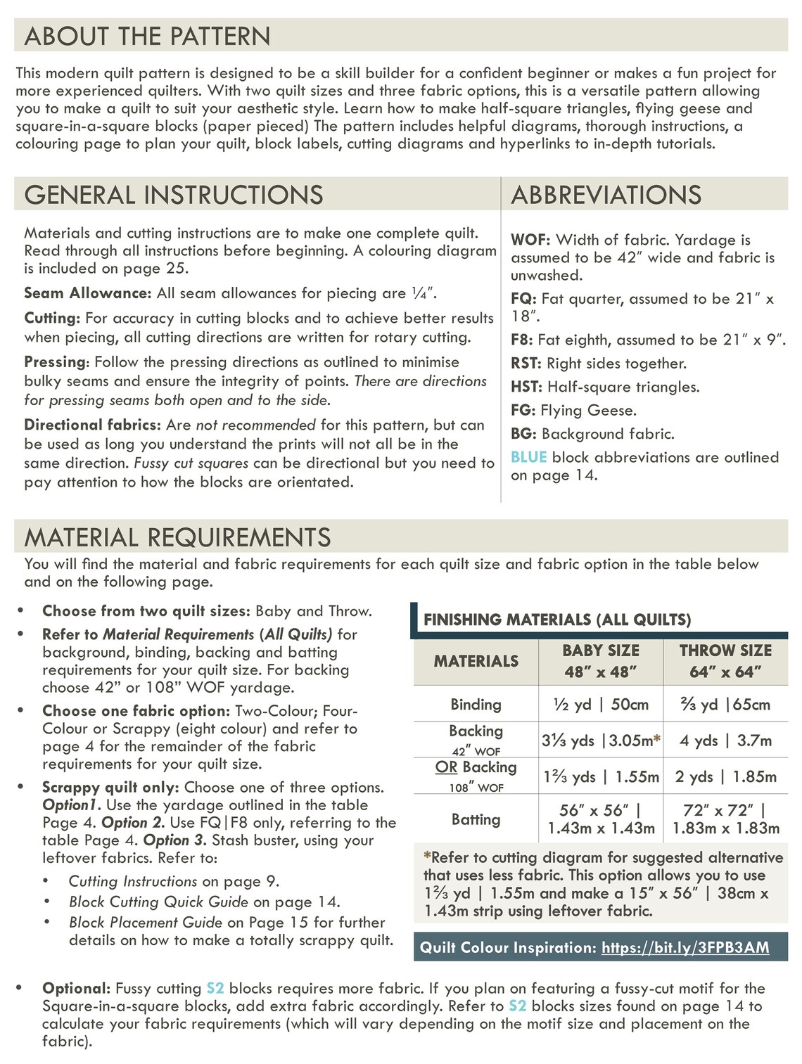 Cosmic Cactus Quilt Pattern PDF Download A4 / US Letter Sizes Baby ...