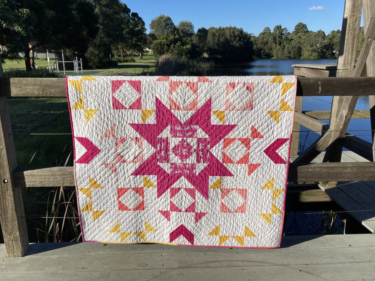 Cosmic Cactus Quilt Pattern PDF Download A4 / US Letter Sizes Baby ...