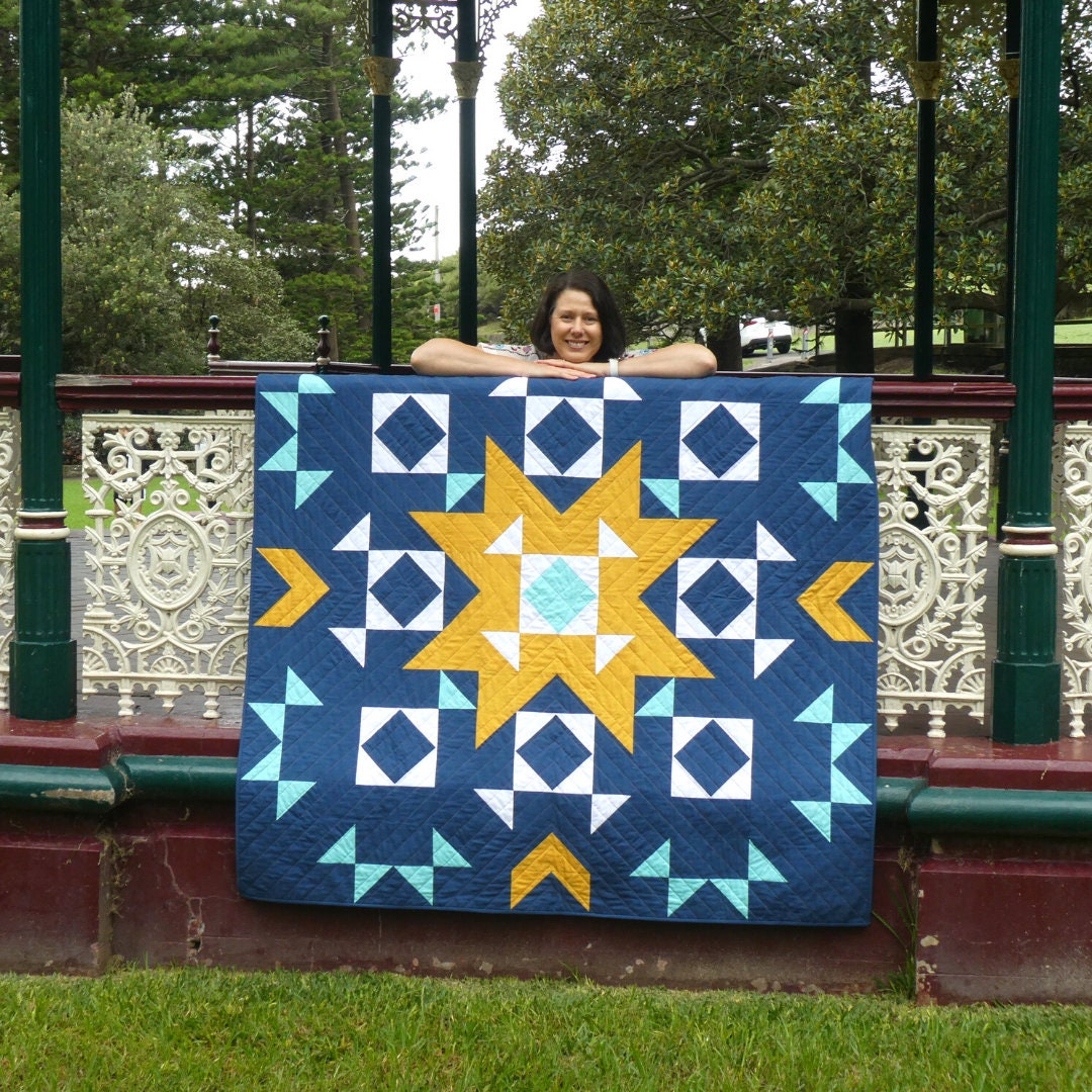 Cosmic Cactus Quilt Pattern PDF Download A4 / US Letter - Etsy