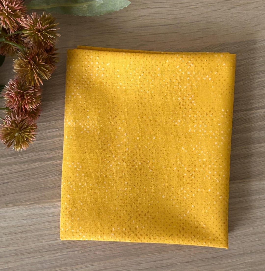 Spotted Buttercup Yellow Cotton Fabric: Fat Quarter or Fabric Length - Etsy