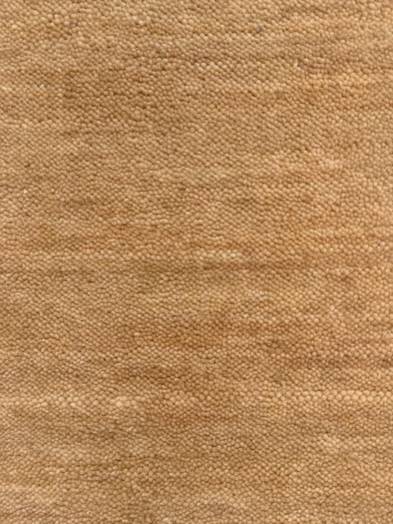 Handloom Wool Rug, Camel Brown, Modern Minimalist Area Carpet, Abrash ...