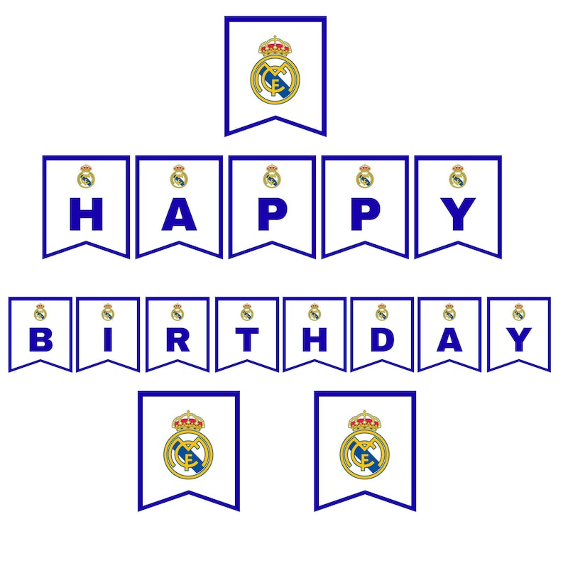 Real Madrid Soccer Sign - Etsy