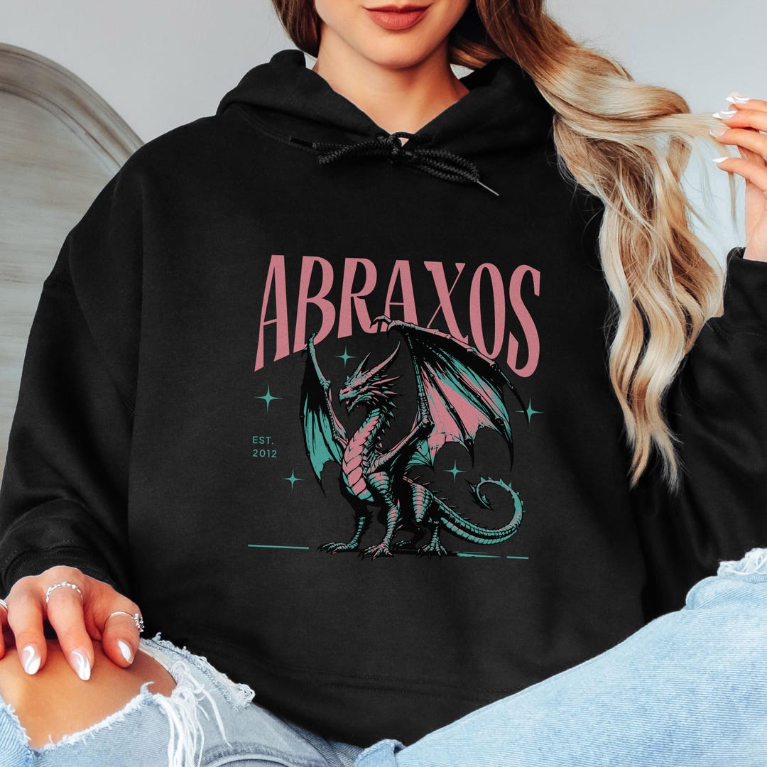 Manon Blackbeak Hoodie, Abraxos Wyvern Sweatshirt, Book Lover Gift, TOG ...
