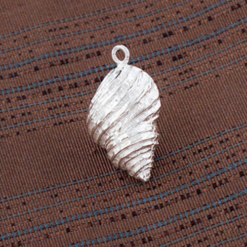 2 of 925 Sterling Silver Shell Charms 7x15 Mm. :th2718 - Etsy