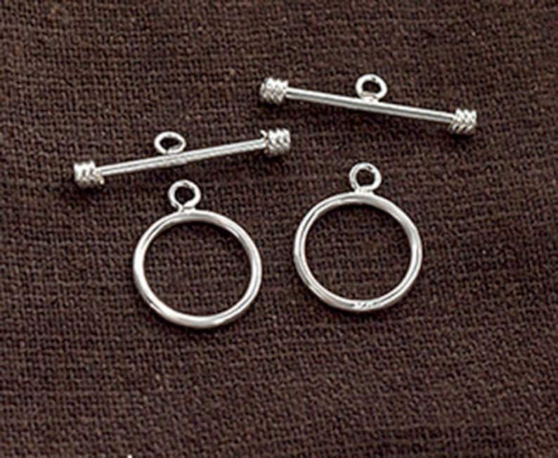 4 of 925 Sterling Silver Toggles 12 Mm. :tk0202 - Etsy