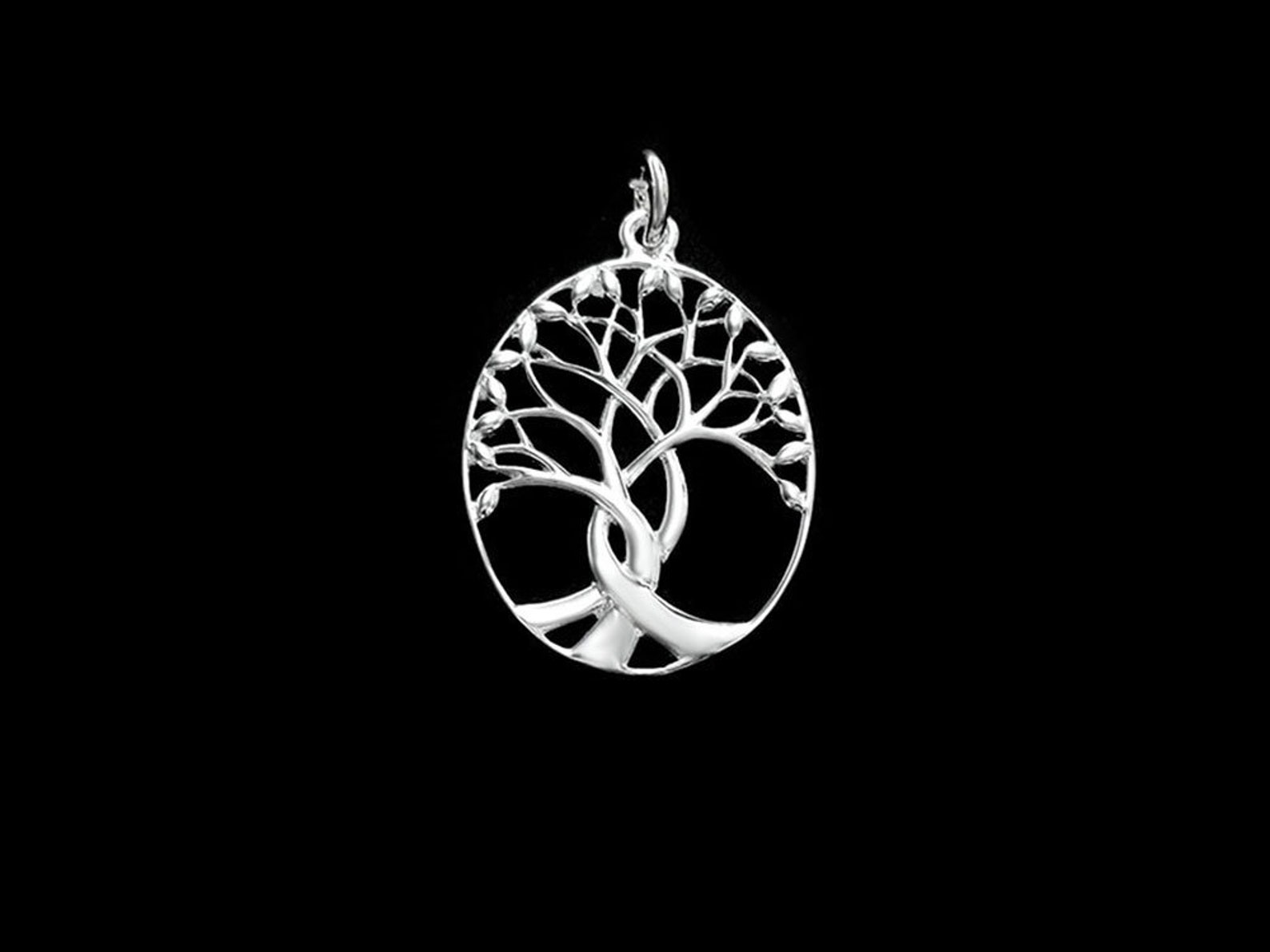 1 of 925 Sterling Silver Tree of Life Pendant 18 X 22 Mm. - Etsy