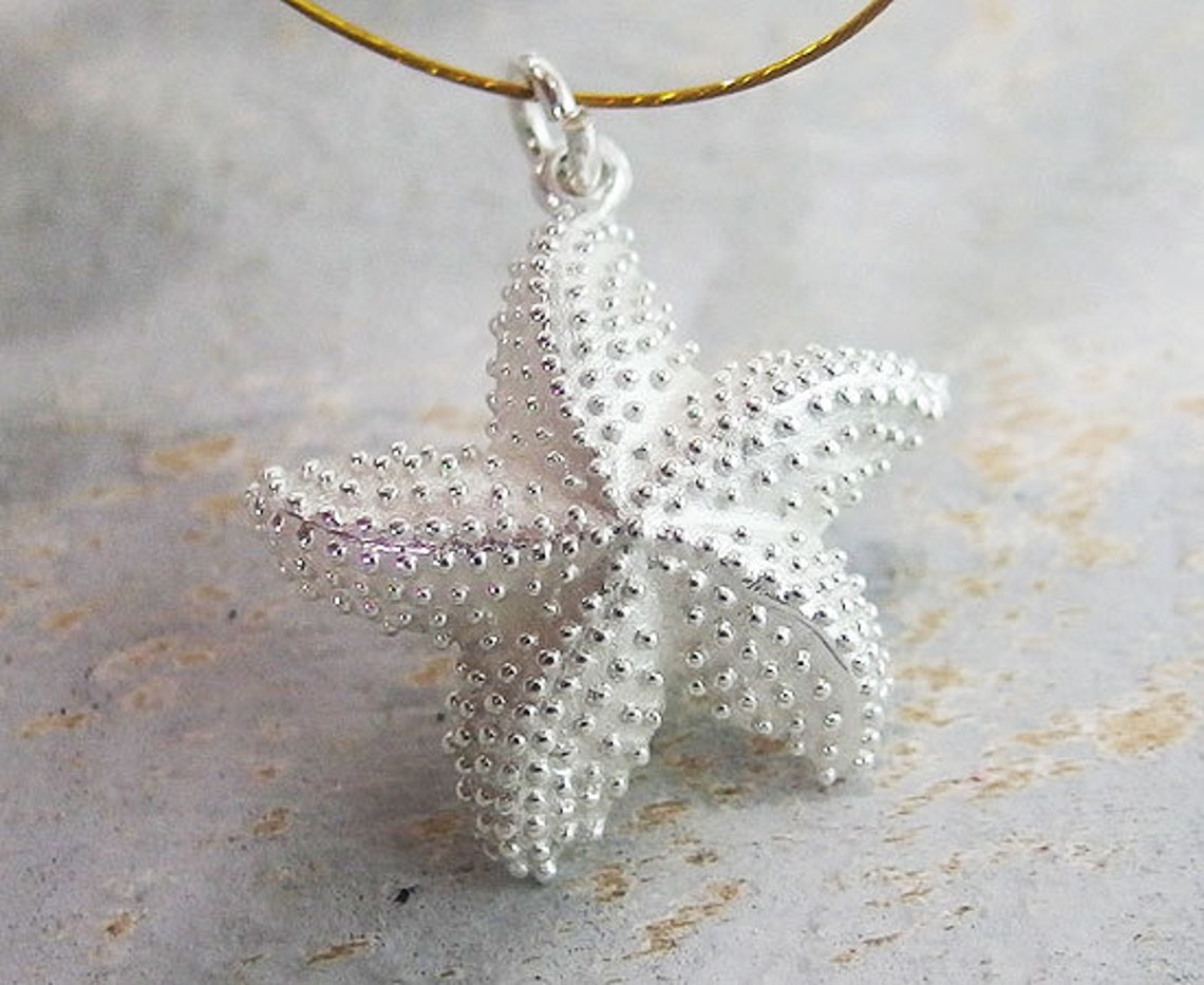 1 of 925 Sterling Silver Starfish Pendant 22mm. :th2002 - Etsy