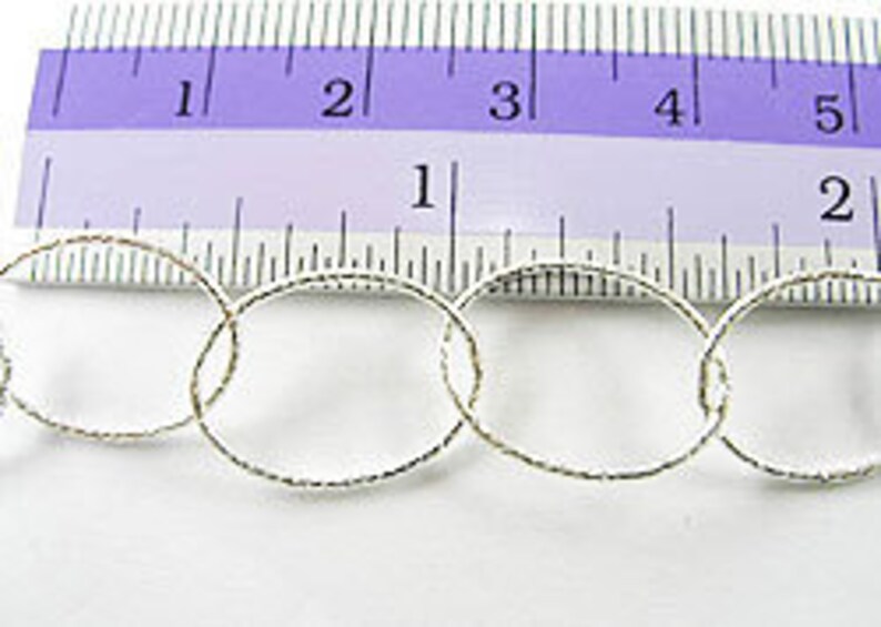 12 inches of 925 Sterling Silver Chain 12x16 mm. :th1104 | Etsy