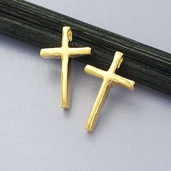 Cross Charm - Etsy