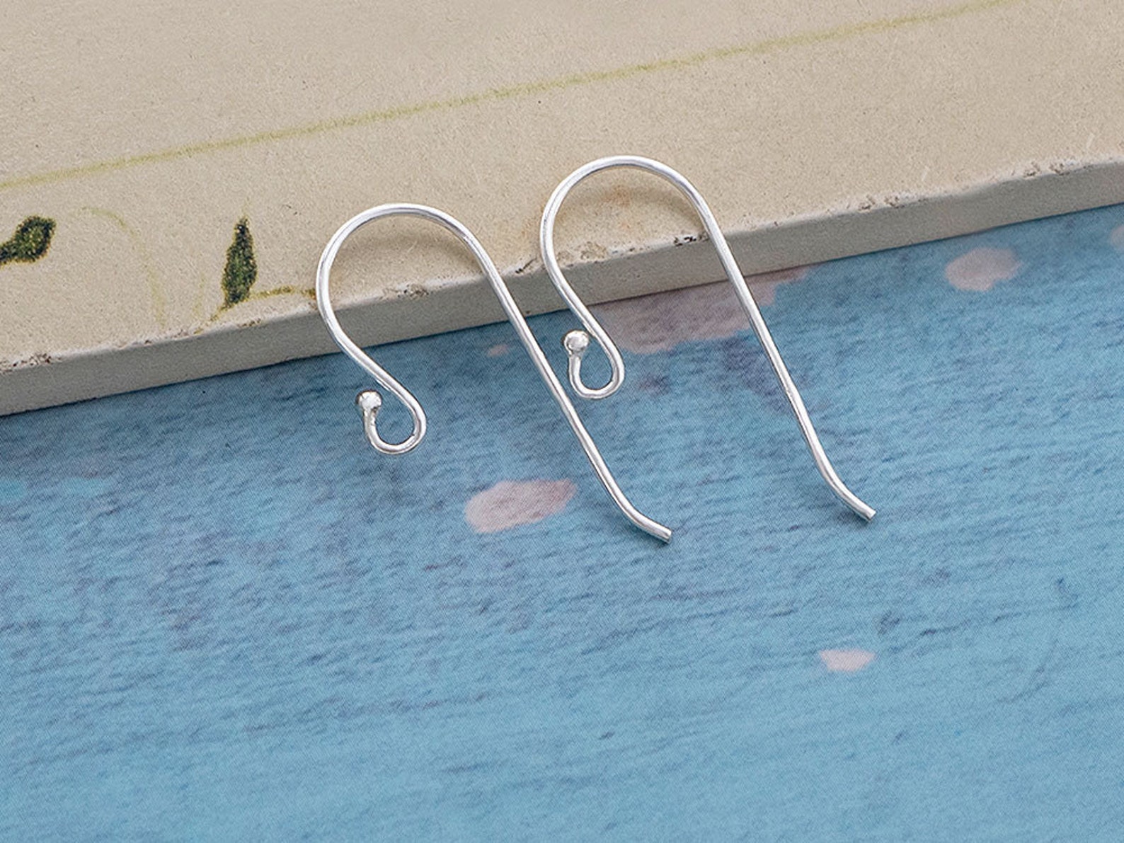 5 Pairs of 925 Sterling Silver Ear Wires 10x23 Mm. 20 AWG. - Etsy