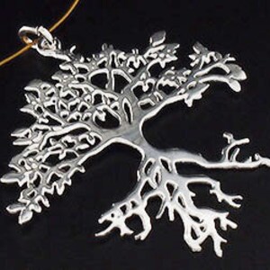 1 of 925 Sterling Silver Tree of Life Pendant 36x38 Mm.polish Finished ...