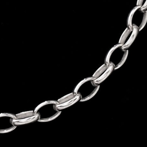 30 Inches of 925 Sterling Silver Chain 3x3.7 Mm. :th2127 - Etsy