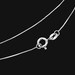 16 Inches of 925 Sterling Silver Round Snake Chain Necklace 0.6 Mm ...